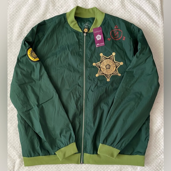 Jackets & Coats | Nwt Mens Culturefly Supernatural Green Sheriffs ...